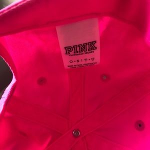 PINK Victoria's Secret | Accessories | Hot Pink Vs Hat | Poshmark